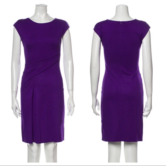 Escada | Dresses | Escada Purple Sheath Dress | Poshmark